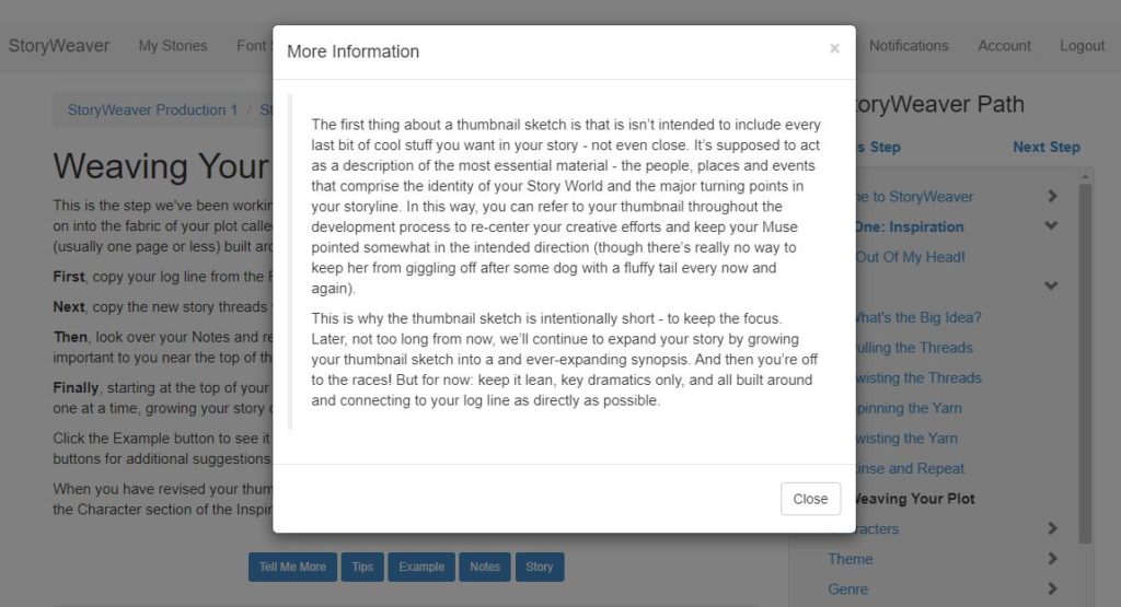 StoryWeaver Novel Writing System | The Storymind Writer's Library