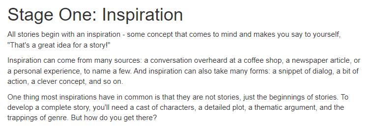 Write Your Novel Step By Step – The Inspiration Stage | The Storymind ...