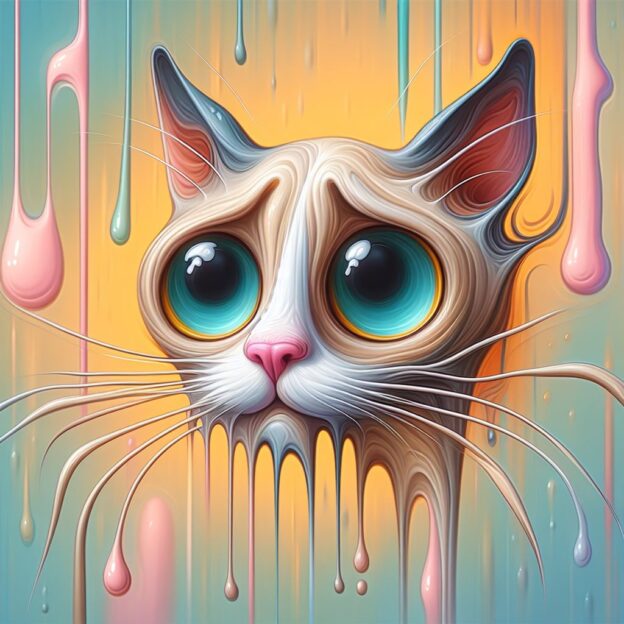 Four Dali Cats | Melanie Anne Phillips