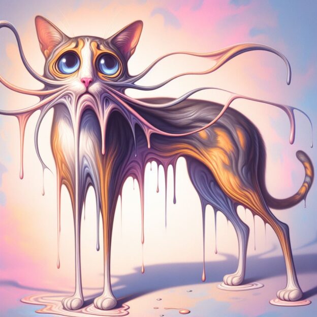 Four Dali Cats | Melanie Anne Phillips