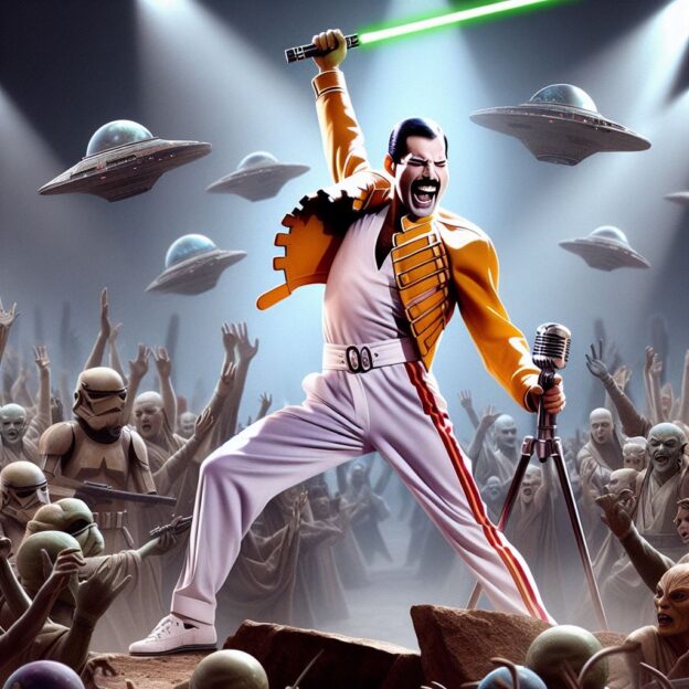 Star Wars | Mercury Rising – Freddie Mercury as a Jedi | Melanie Anne ...