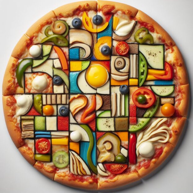 Four Picasso Pizzas | Melanie Anne Phillips